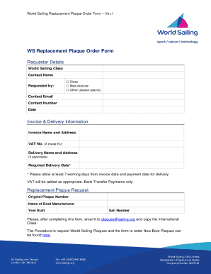 Fillable Online WS Class Rules Changes Request Form Fax Email Print - pdfFiller