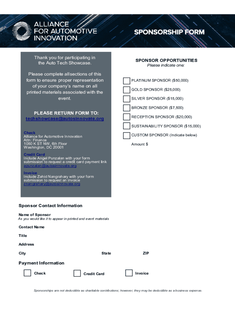 Fillable Online Sponsorship Letter Samples: A Comprehensive Guide to ...