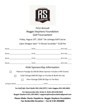 Fillable Online Golf Sign Up Sheet.docx Fax Email Print - pdfFiller