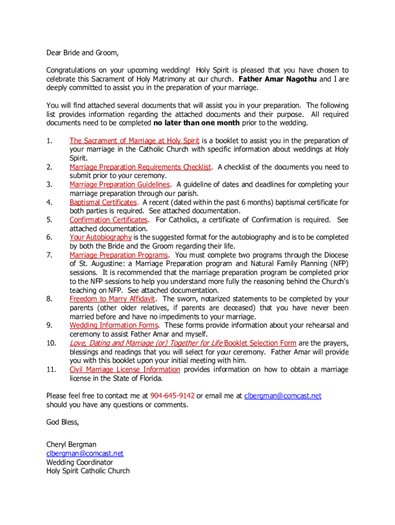 Fillable Online How to write a letter to my church informing them about ...