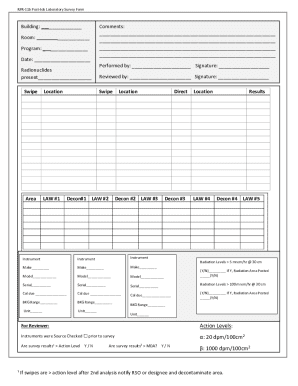 Fillable Online RPR-11b Post-Job Laboratory Survey Form Fax Email Print ...