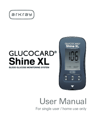 Fillable Online GlucoCard-Shine-User-Manual.pdf Fax Email Print - pdfFiller