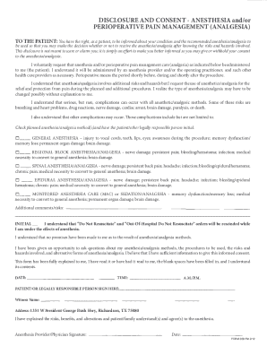 Fillable Online Disclosure and Consent Ear Treatments and Procedures ...