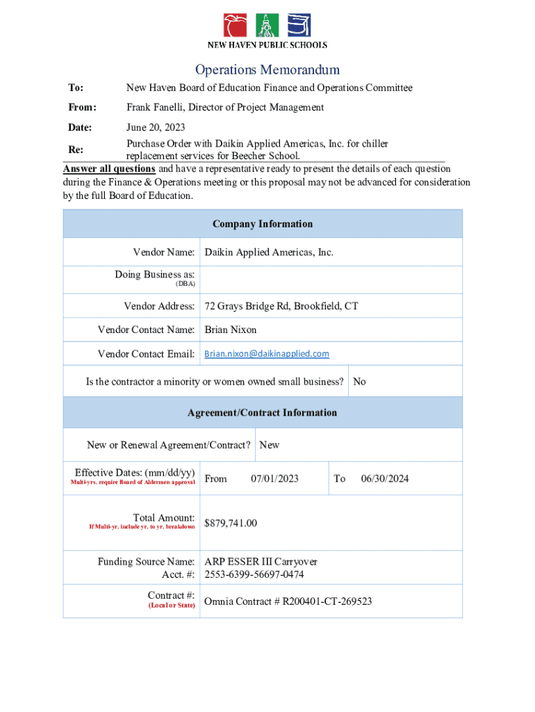 Fillable Online Sincerely, Frank Fanelli III Director of Project ...