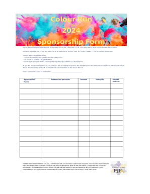 Fillable Online How to Organize and Host a Color Run Successfully Fax Email Print - pdfFiller