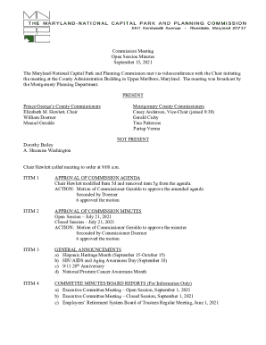 Fillable Online M-NCPPC Prince George's County Planning Board and ...