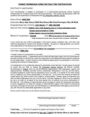 Fillable Online Blank Field Trip Permission Slip Updated 2023 MAKE A ...