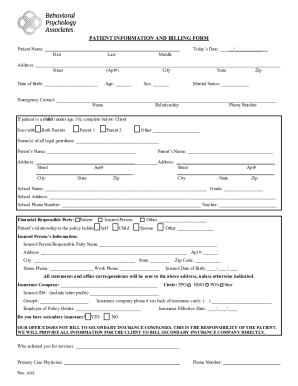 Fillable Online NP Info and Billing Forms Fax Email Print - pdfFiller