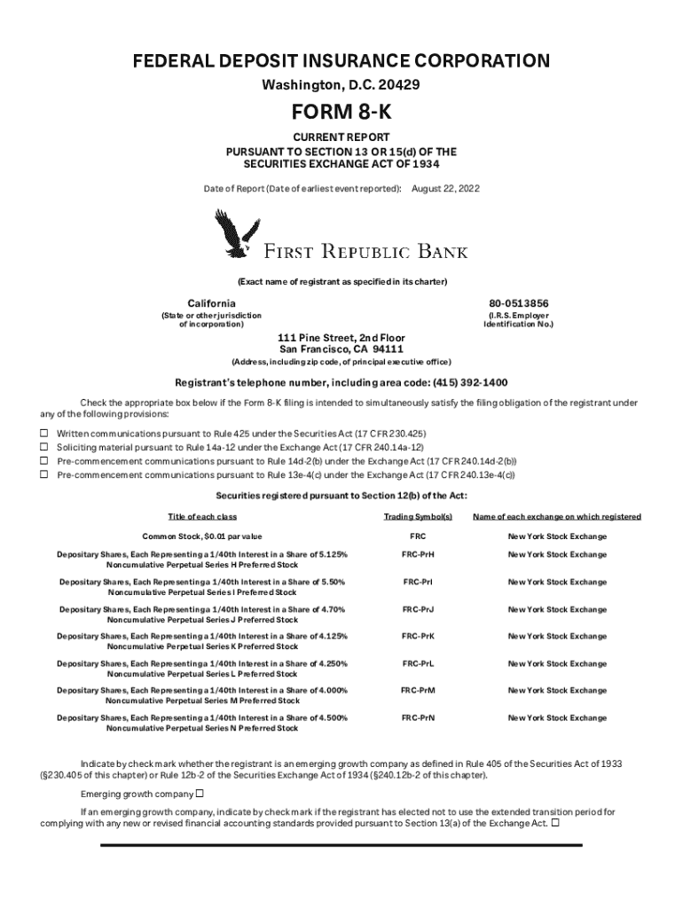 Fillable Online Fillable Online 20429 FORM 8K CURRENT REPORT ... Fax ...