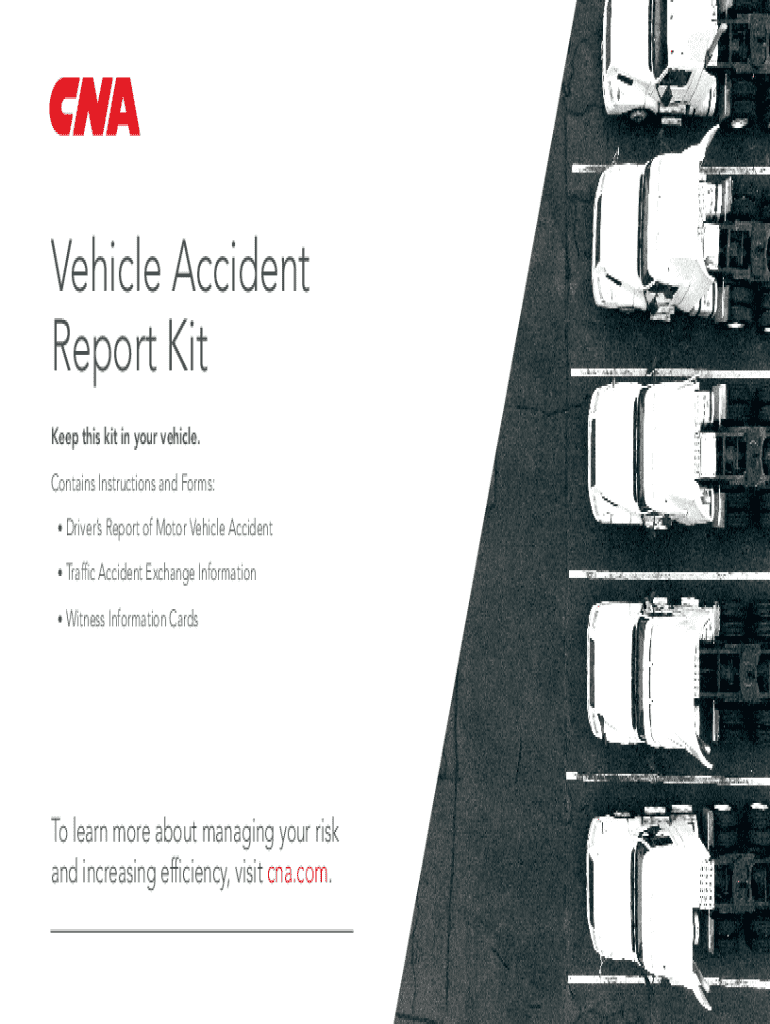 Fillable Online Vehicle Accident Report Kit in Envelope 10-pk. - No ...