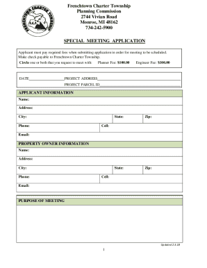 Fillable Online Pre-Application-Meeting-Request. ... Fax Email Print ...