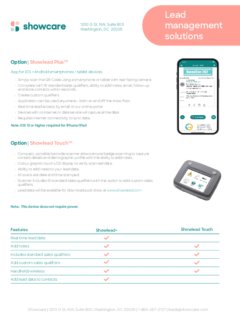 Fillable Online Showlead+ on the App Store Fax Email Print - pdfFiller