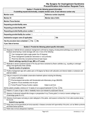 Fillable Online hip-surgery-impingement-syndrome-precert-form ...