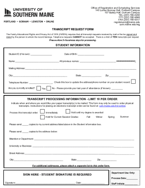 Fillable Online usm maine Office of the Regi NAME & ADDRESS CHANGE FORM ...