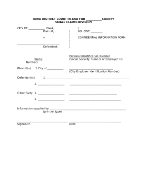Rule 17.200 203: Confidential Ination Doc Template | pdfFiller