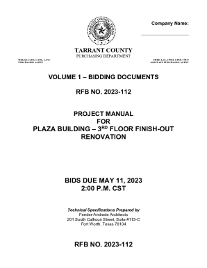Fillable Online may 3, 2023 rfb no. 2023-112 addendum no. 1 plaza building Fax Email Print ...