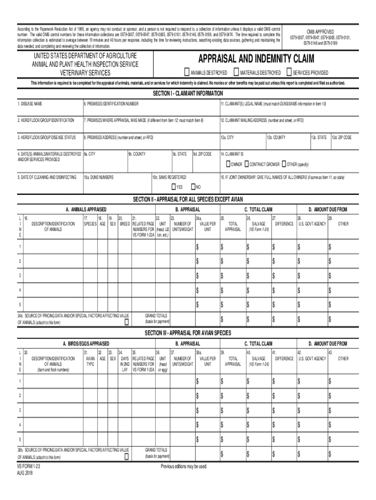Fillable Online VS Form 1-23A Continuation Sheet Fax Email Print ...