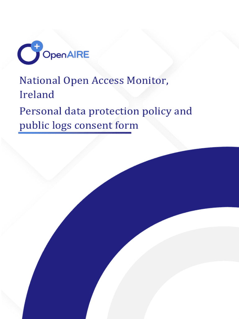 Fillable Online Personal data protection policy and public logs consent form Fax Email Print ...