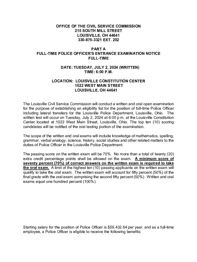 Fillable Online Entry Level Law Enforcement Examination (LEE) - NJ.gov ...