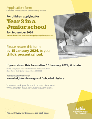 Fillable Online (Common application form for Community schools) Fax ...