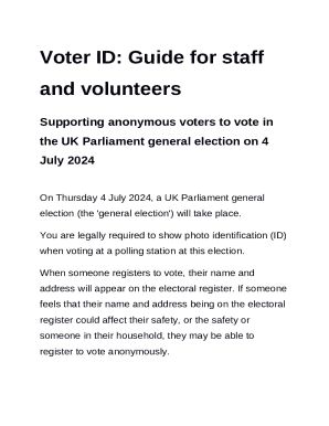 Easy Read Your guide to voting in the 2024 general election Doc ...