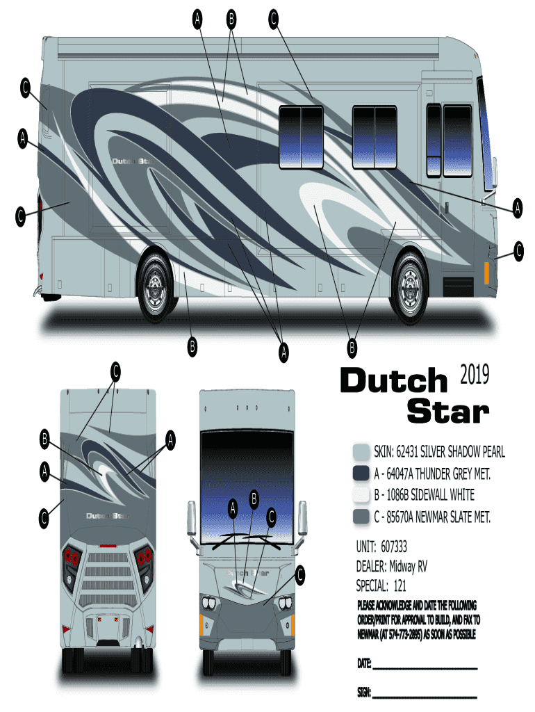 Fillable Online A - 64047A THUNDER GREY MET Fax Email Print - pdfFiller