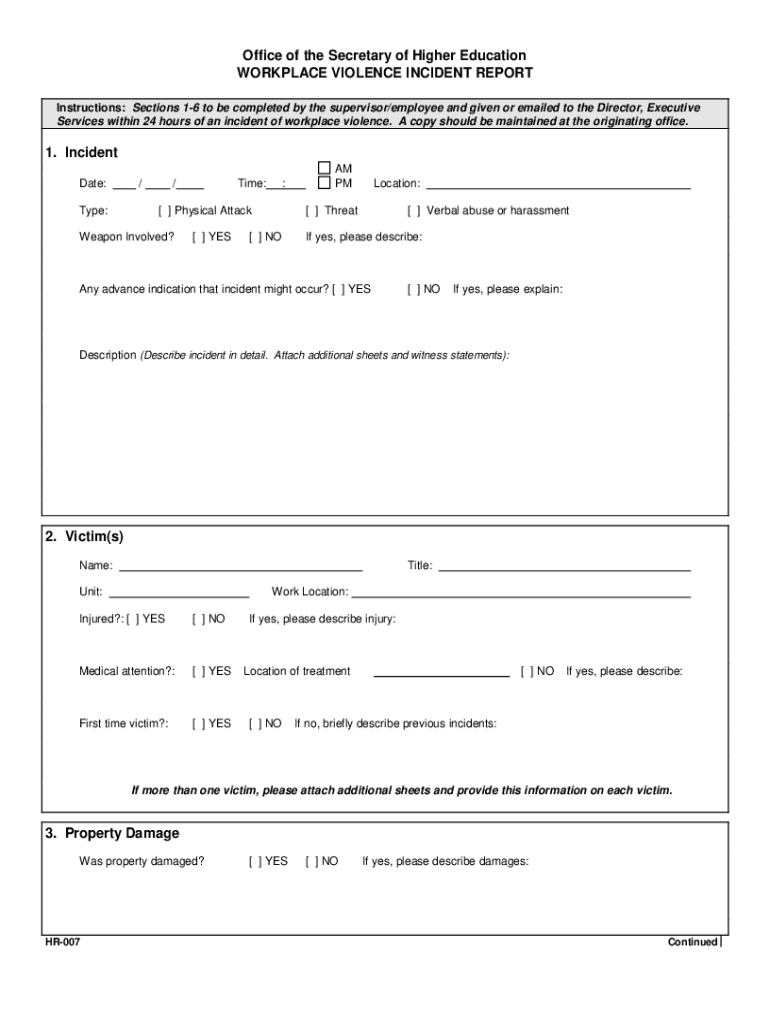 Fillable Online Training-for-Supervisors-on-Violent-Incident-Report ...