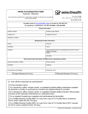 Fillable Online Select-Health-Prior-Authorization-form.pdf Fax Email ...