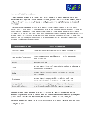 Fillable Online Celebrating the 5th Anniversary of the PA ABLE Savings ...