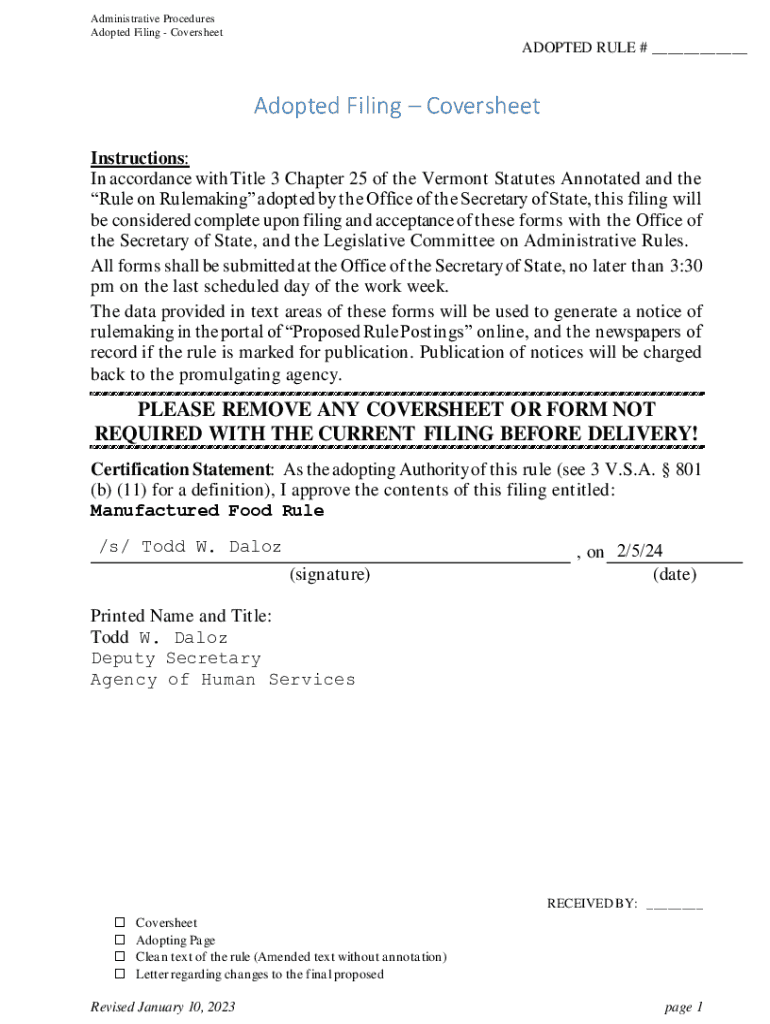 Fillable Online Fillable Online Fillable Online Final Proposed Rule ... Fax Email Print - pdfFiller