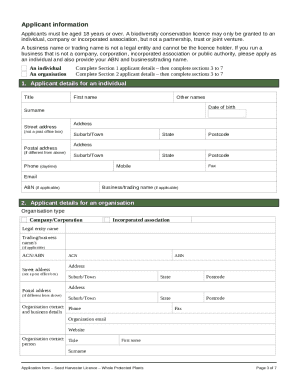 Application for a Seed Harvester LicenceWhole Protected Plants - www ...