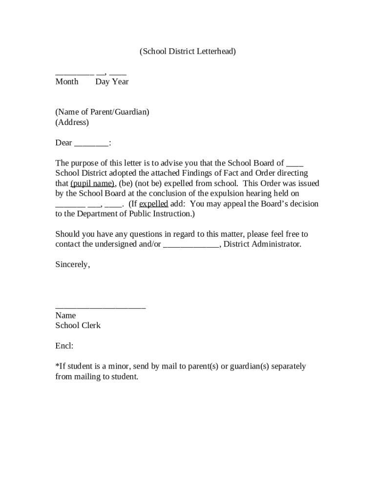 FOR DISTRICT USE ONLY EXPULSION CHECKLIST rev. 02 ... - dpi wi Doc ...