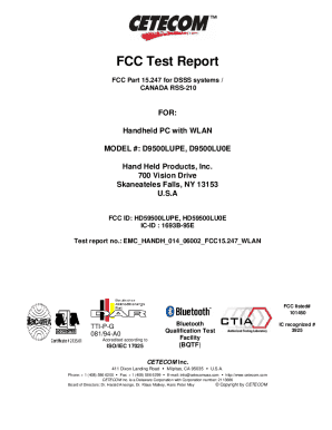 Fillable Online FCC PART 15.247 TEST REPORT Grandstream Networks ...
