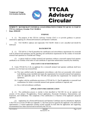 Fillable Online Advisory Circular (AC) No. 571-024 - Transports Canada Fax Email Print - pdfFiller