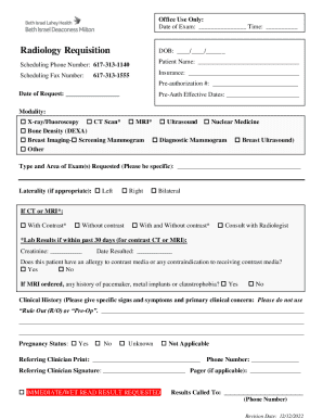 Fillable Online Interventional Radiology Consult / Procedure Request ...
