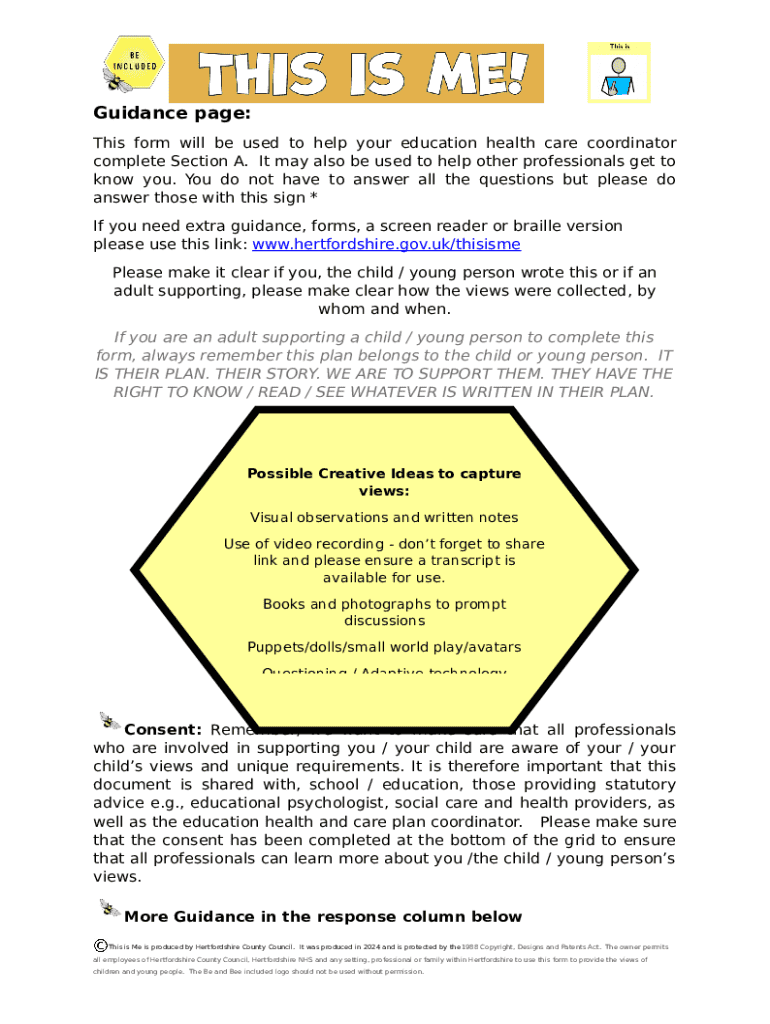 This is me' with guidance and consent (word doc 107kb) Doc Template ...
