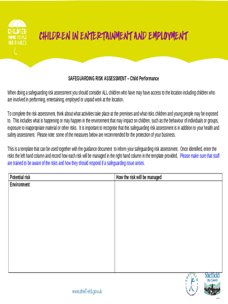 Safeguarding Children and Young People at Events Doc Template | pdfFiller
