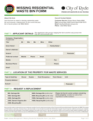 Fillable Online Bin request forms Fax Email Print - pdfFiller