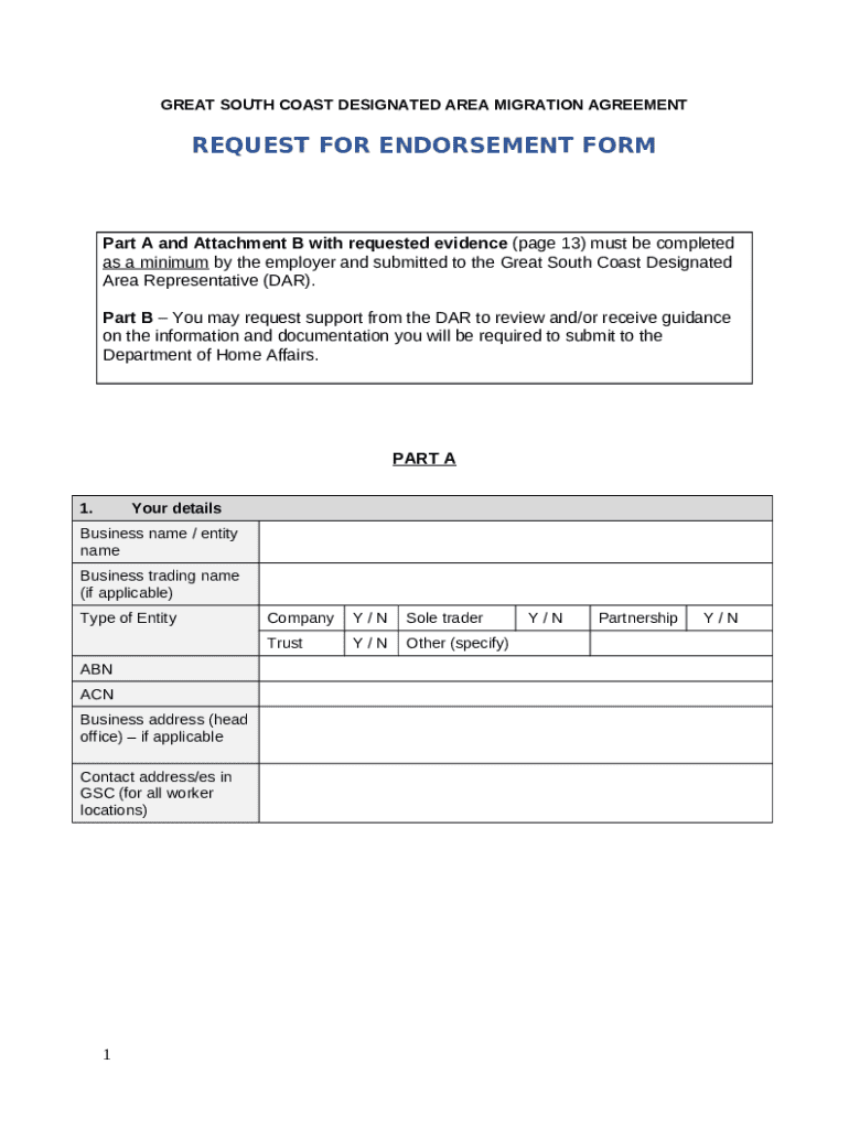 Designated Area Migration Agreement Doc Template | pdfFiller
