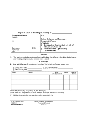 Fillable Online COUNTY, STATE OF GEORGIA Final Disposition: FELONY ...