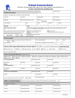 Fillable Online Help Desk Form - Richmond Community Schools Fax Email ...