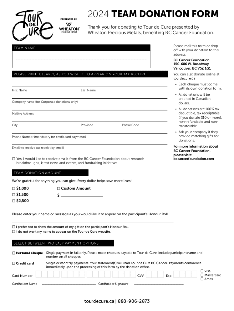 Fillable Online 6 Tips to Power Up Your Fundraising for the Tour De Cure ... Fax Email Print ...