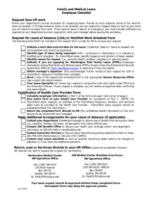 Fillable Online FMLA (Med Centers) Personal Serious Health Condition - Packet Fax Email Print ...