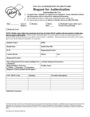 Fillable Online Precert Form Revised 012423.doc Fax Email Print - pdfFiller