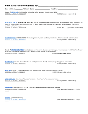 Self-evaluating: When is my beat ready for submission? - curriculum jea ...