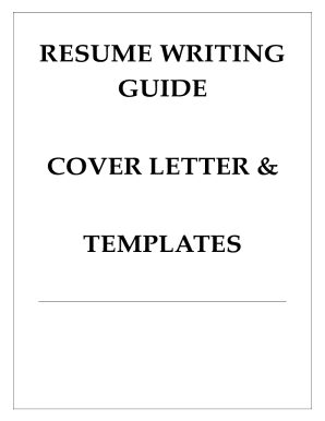Fillable Online Resume Best Practices and Samples Table of Contents ...