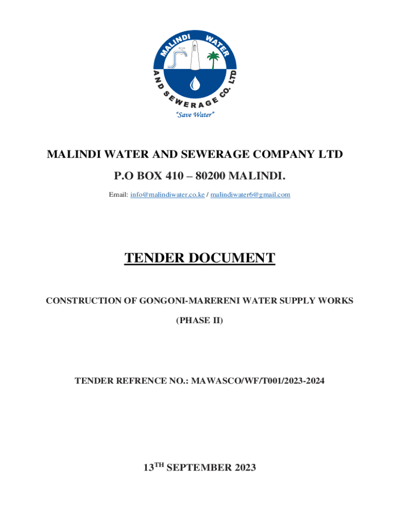 Fillable Online Supply and delivery of fittings for new connections, meter ... Fax Email Print ...