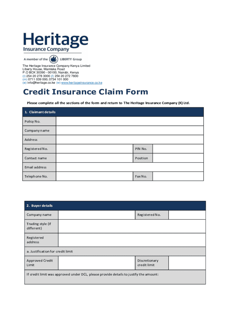 Fillable Online Fillable Online Crop claim form - Heritage insurance Fax ... Fax Email Print ...
