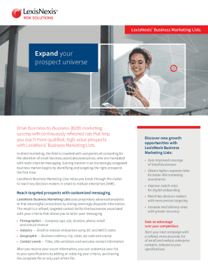 Fillable Online LexisNexis Risk Solutions Financial Services and ... Fax Email Print - pdfFiller