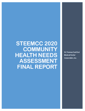Fillable Online Community Health Assessment Report - VI ... Fax Email ...